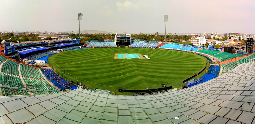 Beautiful pictures of SMS Stadium before Rajasthan Royals' IPL matches