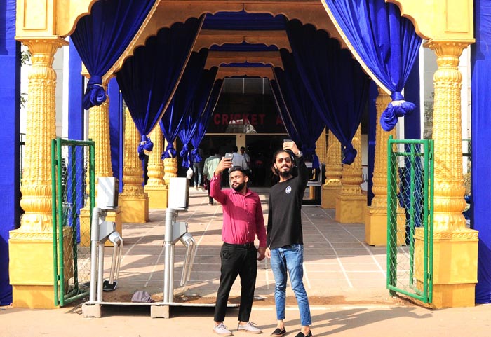 Beautiful pictures of SMS Stadium before Rajasthan Royals' IPL matches