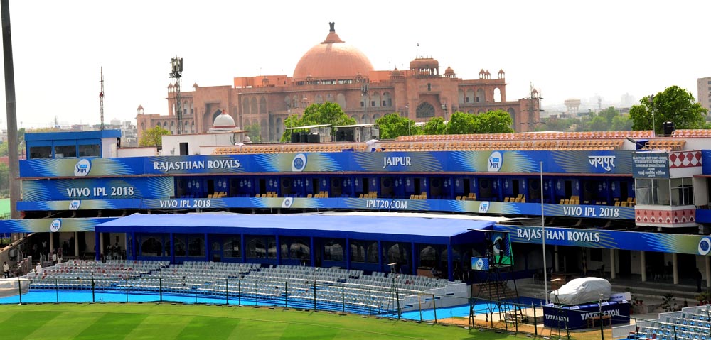 Beautiful pictures of SMS Stadium before Rajasthan Royals' IPL matches
